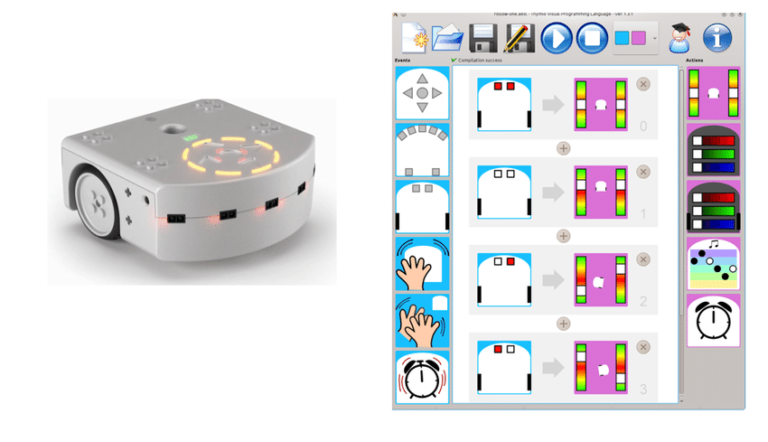 Thymio – Petits exercices – Informatique